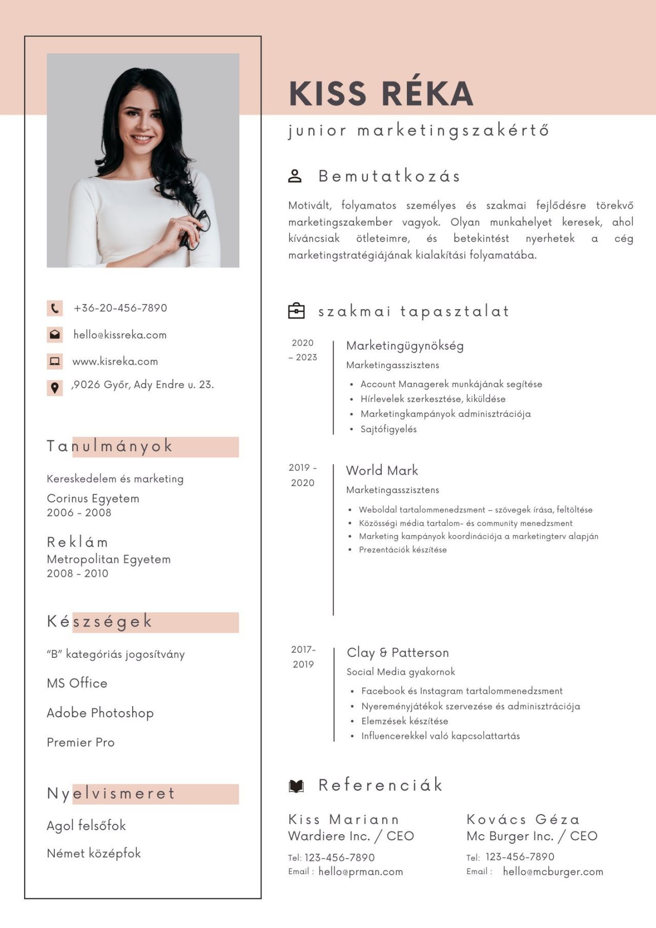 Operations Manager (m/w/d) - Profi Önéletrajz